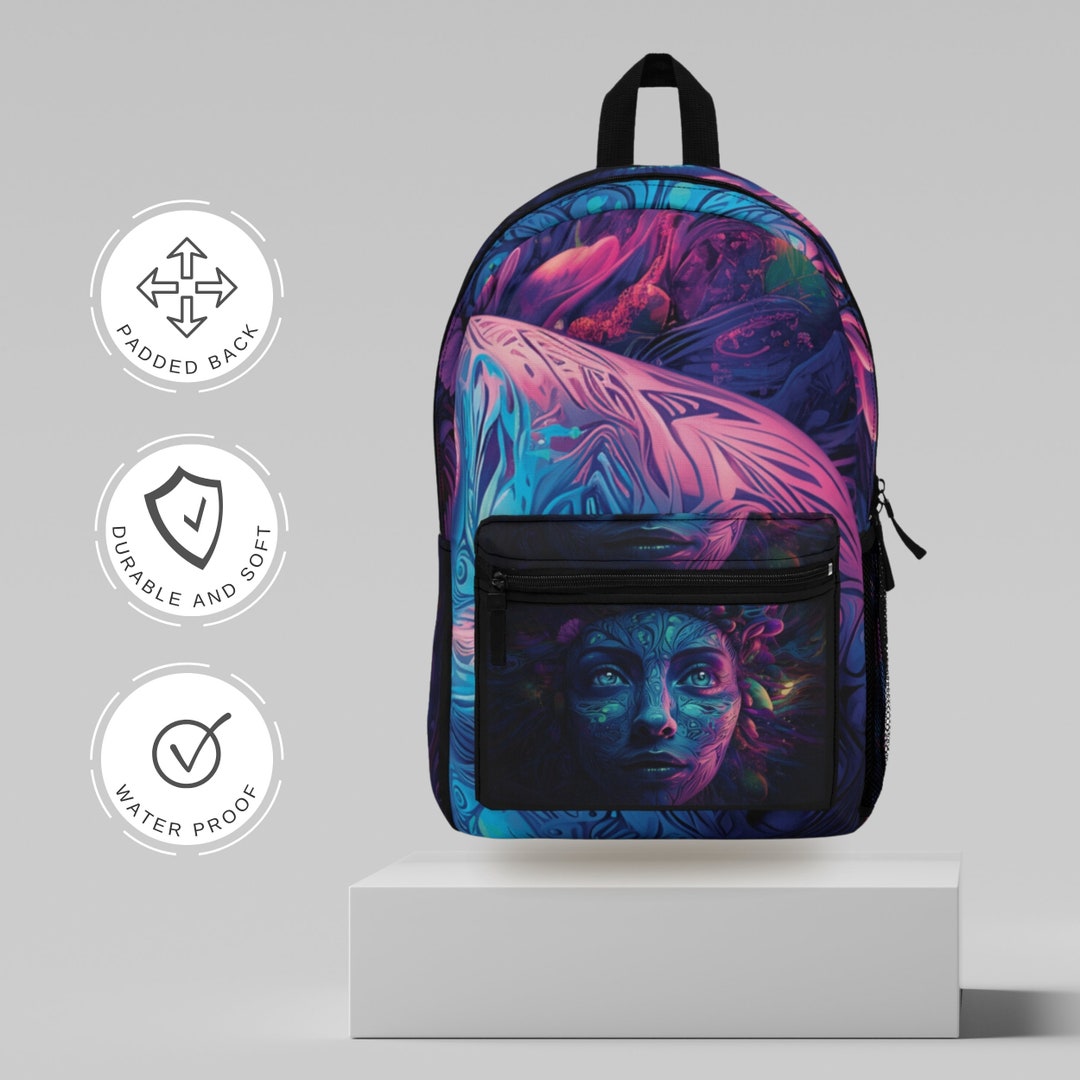 Fantasy Goddess Backpack Cosmic Carrier Waterproof Backpack Unique ...