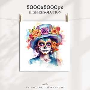 Day of the Dead PNG Halloween Characters Skeleton Clipart - Etsy