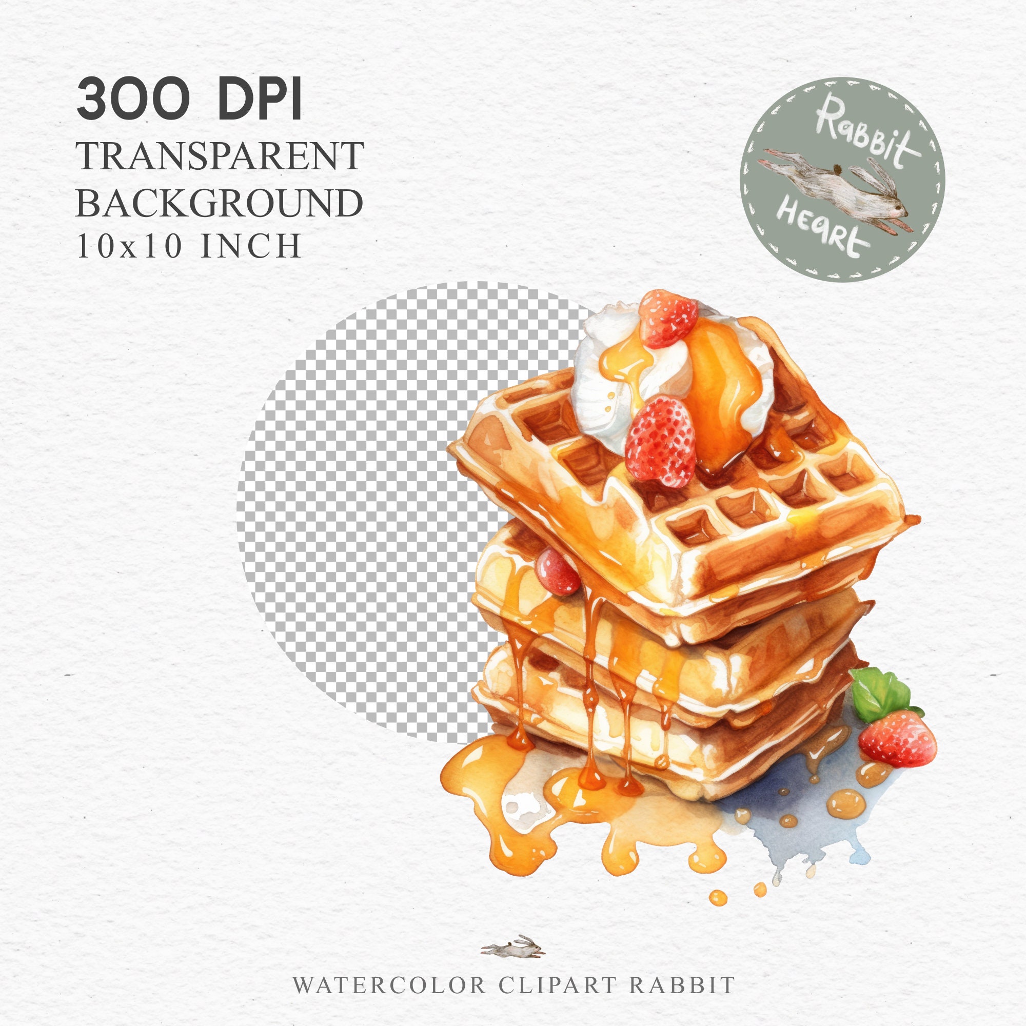 Waffle Breakfast Clipart
