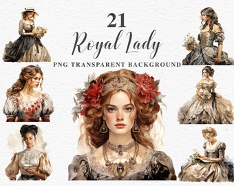 Victorian Pink Lady Clipart Victorian Clipart Vintage Woman - Etsy