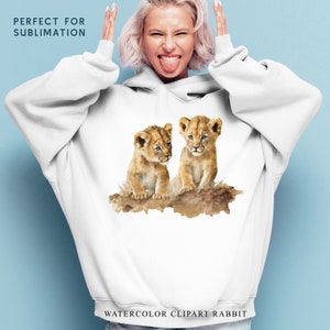 Baby Lion PNG Clipart African Safari Animals Jungle Nursery Wall Art ...