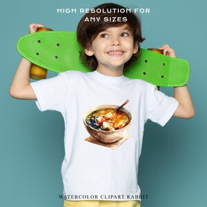 Watercolor Miso Soup Ramen Bowl PNG | Korean Food Clipart | Asian ...