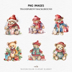 Christmas Teddy Bear Toy PNG | Merry Xmas Decoration Clipart Bundles ...