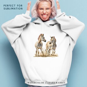 Cute African Baby Zebra PNG Clipart | Safari Animals | Jungle Nursery ...