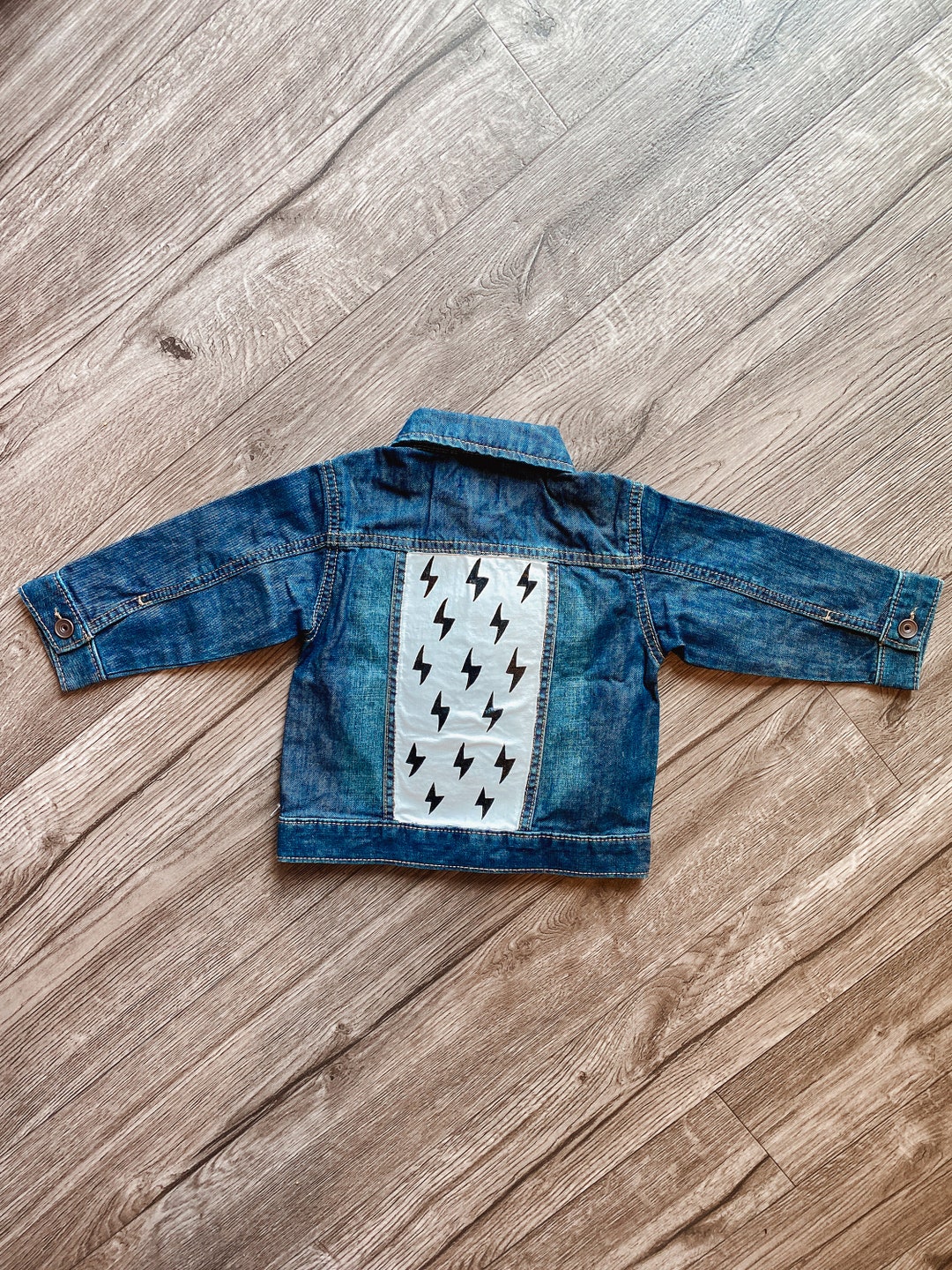 Lightning Baby Denim Jacket - Etsy