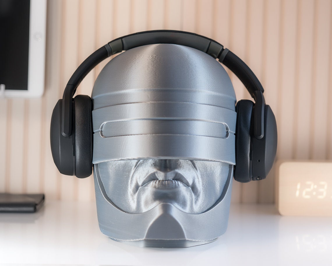 Robocop Headphone Stand Holder Audio Gaming Gear Headset Display Stand ...