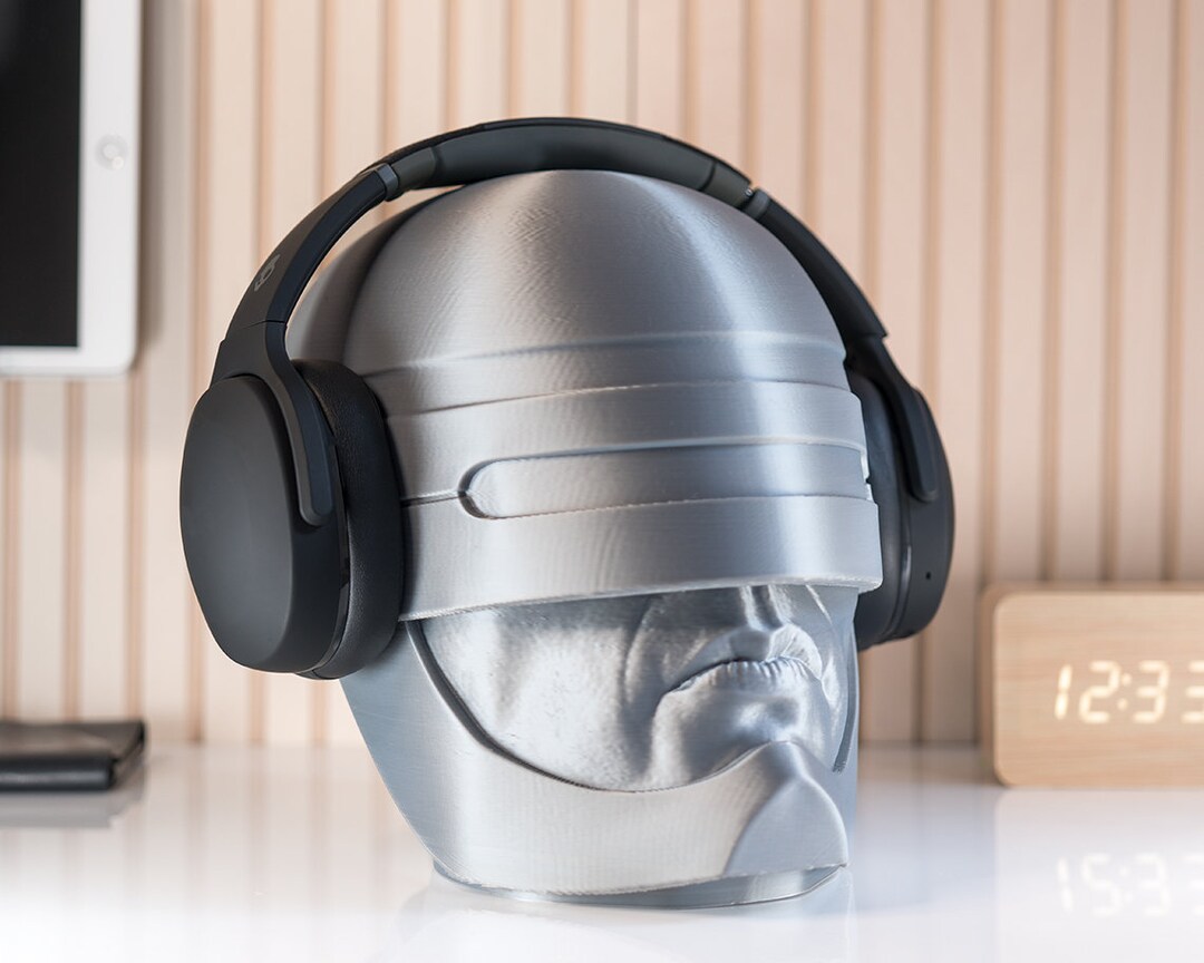 Robocop Headphone Stand Holder Audio Gaming Gear Headset Display Stand ...