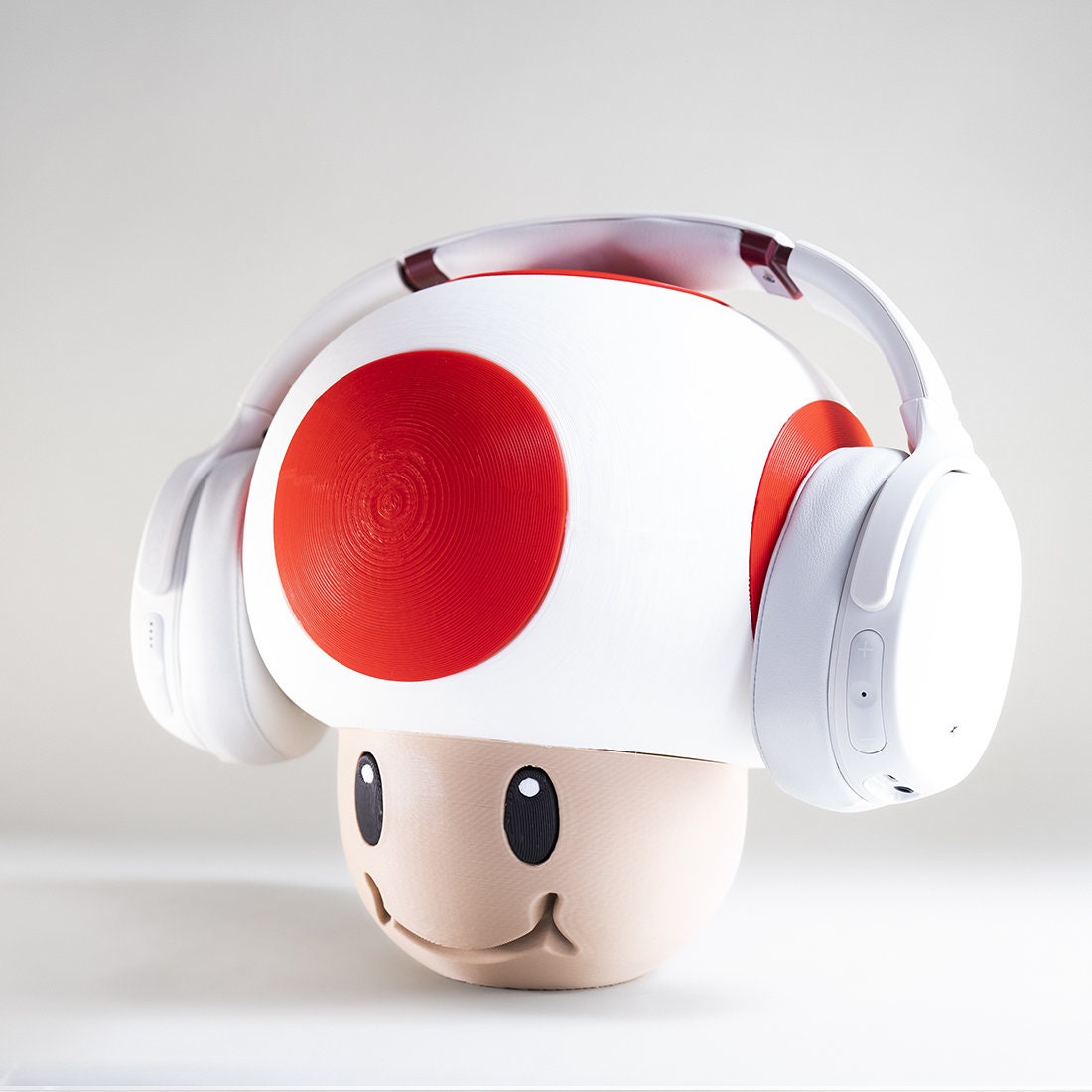 Super Mario Toad Mushroom Headphone Stand Holder Audio Gaming - Etsy