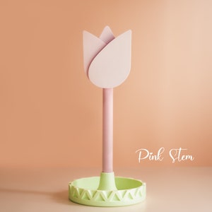 Tulip Headphone Stand: Girly Desk Organizer, Cozy Workspace Decor - Etsy