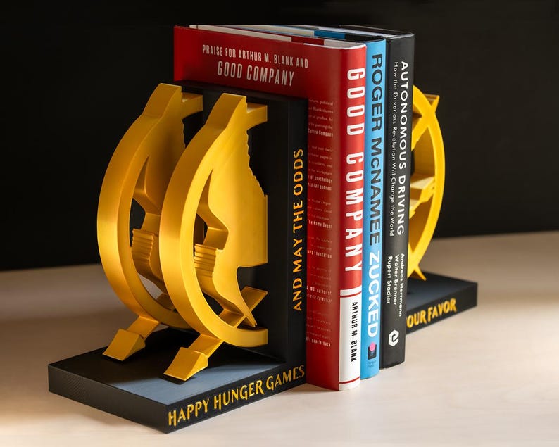 Hunger Games Mockingjay Bookends Book Nook Shelf Decoration Decor ...
