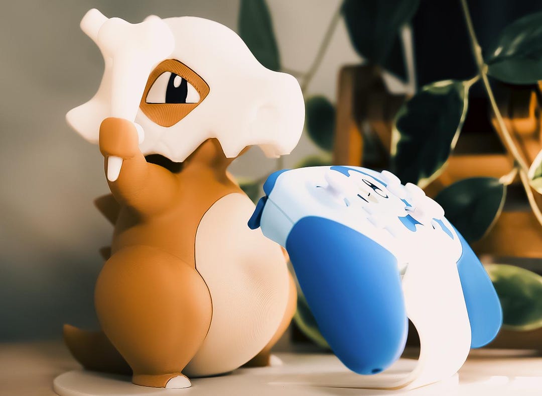 Cubone Controller Holder Stand Gaming Gear Office Desktop Decor Display ...