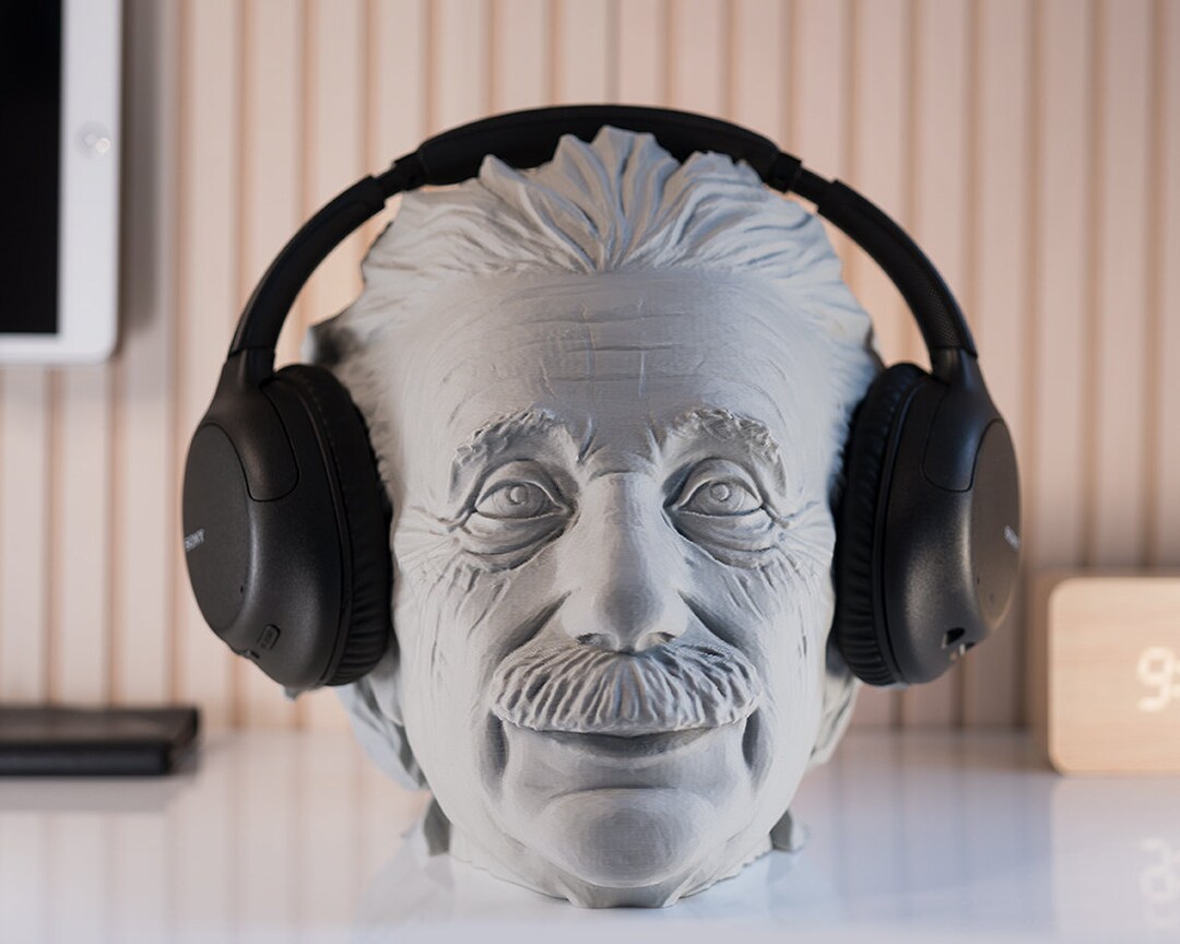 Albert Einstein Headphone Stand Holder Audio Gaming Gear Headset Stand ...