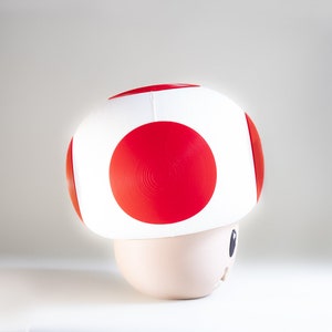Super Mario Toad Mushroom Kawaii Gaming Setup Cute Room Decor Headphone ...