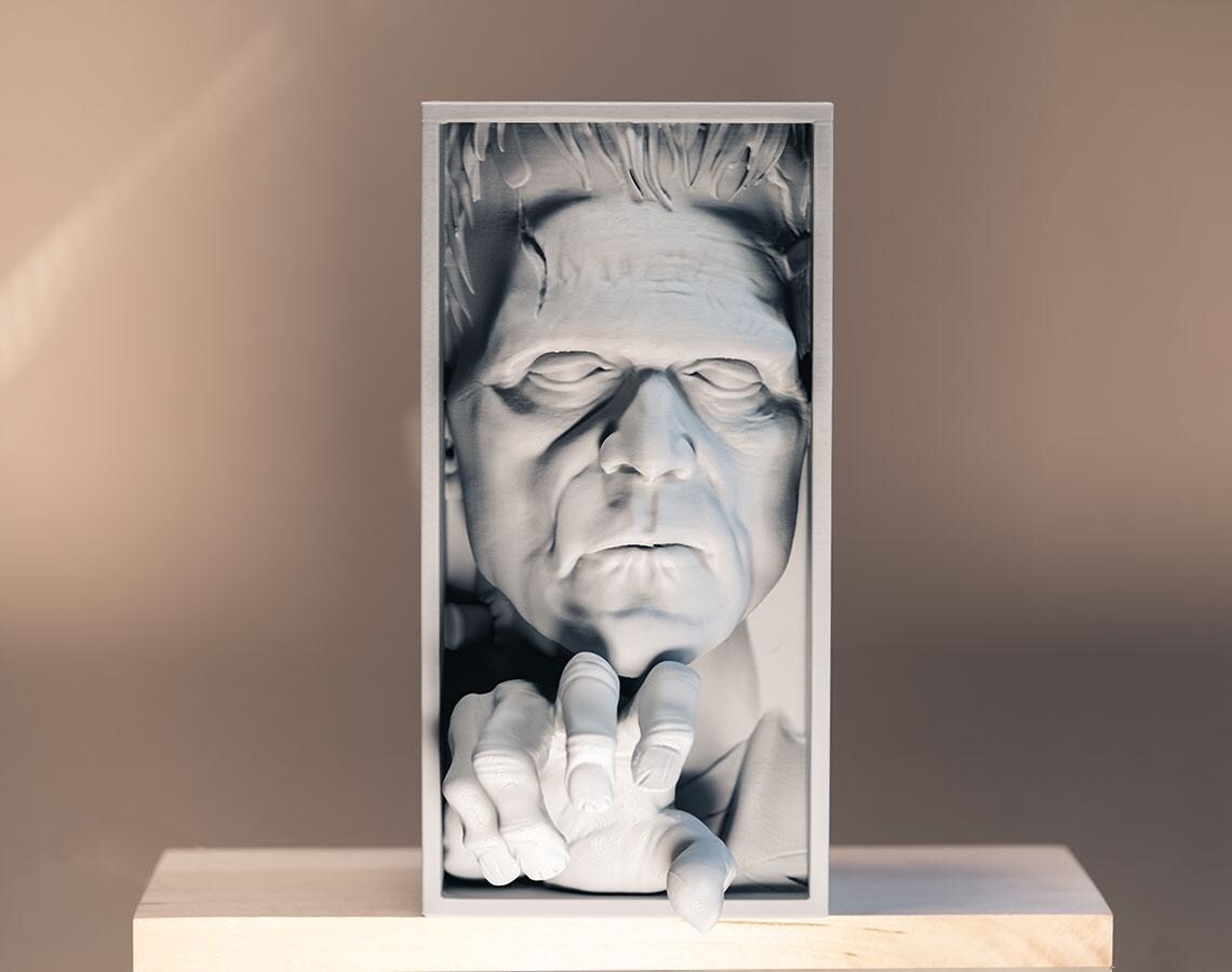 Frankenstein Monster Book Nook Shelf Decoration Decor Bookend Bookshelf ...