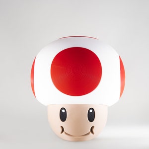 Super Mario Toad Mushroom Kawaii Gaming Setup Cute Room Decor Headphone ...