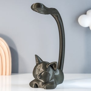 Kawaii Room Decor Cute Kitty Headphone Stand Display Holder Girly ...