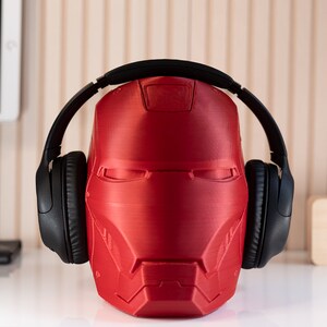 Iron Man Headphone Stand Holder Audio Gaming Gear Headset Stand ...