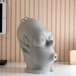 Homer Simpson Headphone Stand Holder Audio Gaming Gear Headset Stand ...