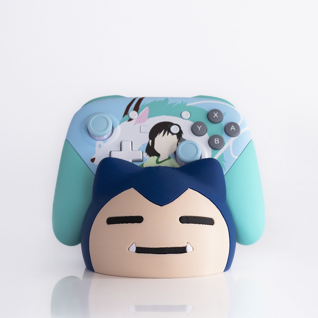 Shiny Snorlax Controller Holder Stand Gaming Gear Office Desktop Decor ...