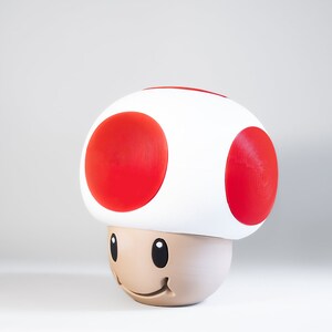 Super Mario Toad Mushroom Kawaii Gaming Setup Cute Room Decor Headphone ...