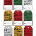 Christmas Song Lyric Gift Tags: Printable Holiday Present Labels (PDF ...