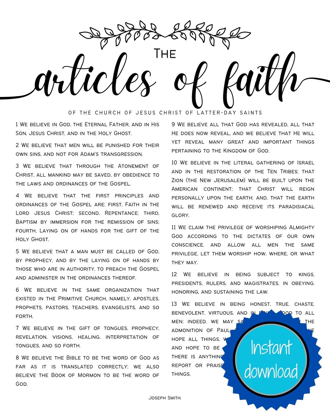 The Living Christ| the Family Proclamation| the Restoration| the ...