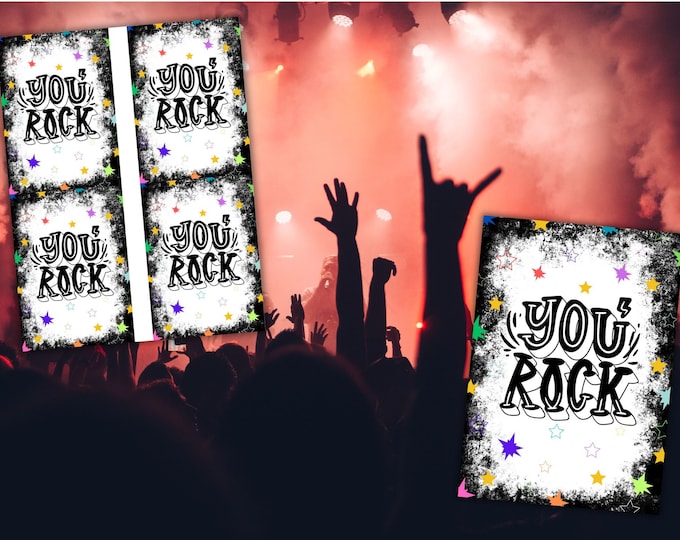 You Rock Thank You Tags You Totally Rock Employee Appreciation Teacher ...