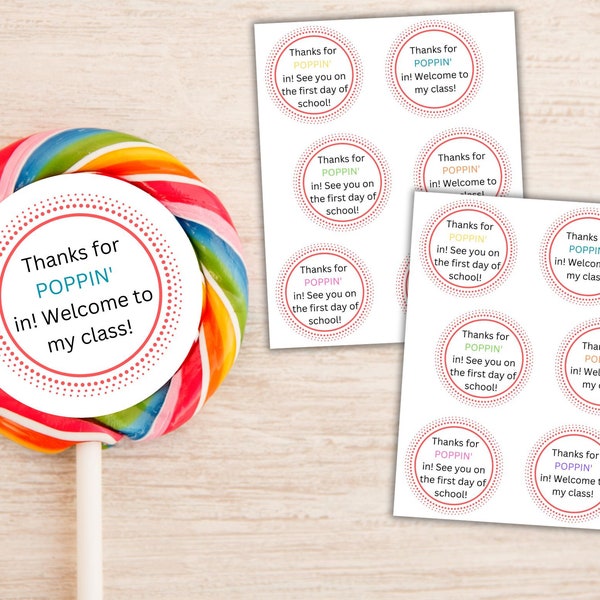 Teacher Treat Tag - Etsy