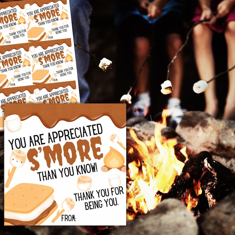 Smore Thank You Tags - Etsy