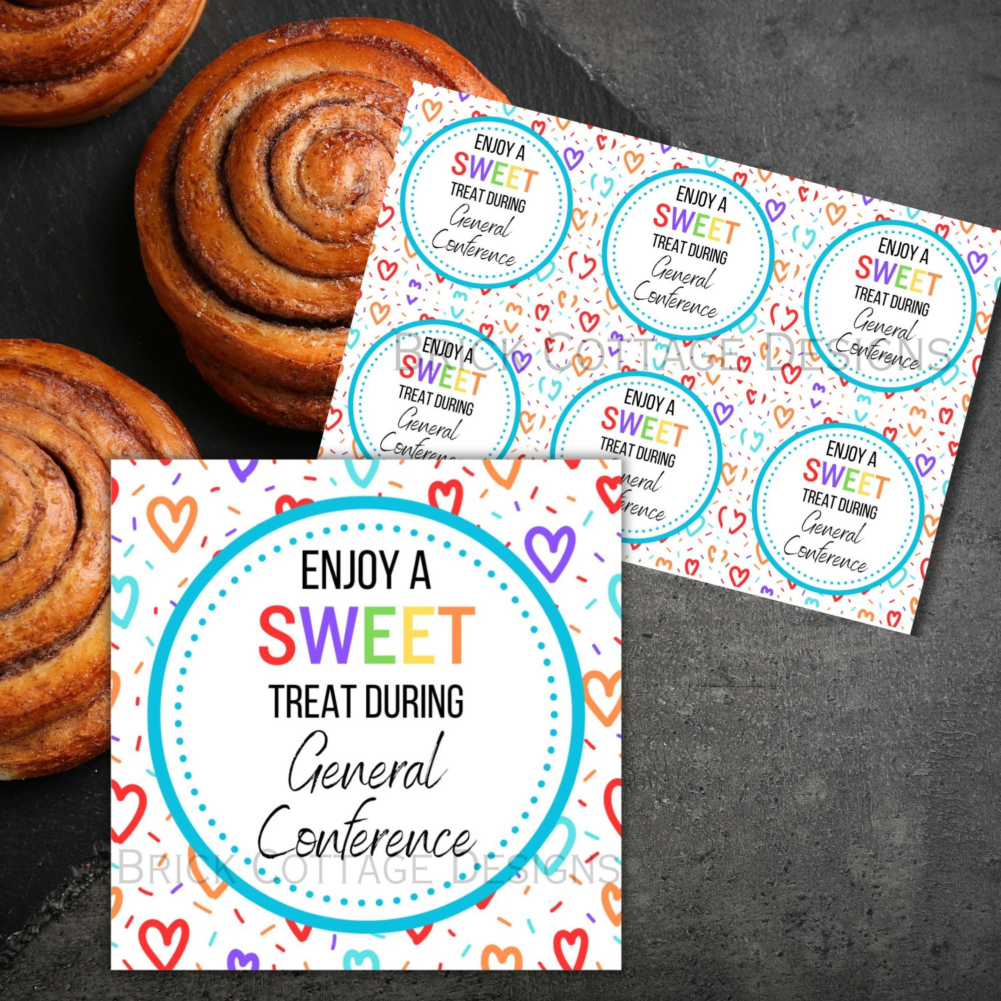 Sweet Treat for General Conference Tag, General Conference, LDS ...