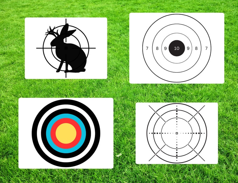 Bullseye Bundle| Target| Target Practice| Shooting| Hunting | BB Gun ...