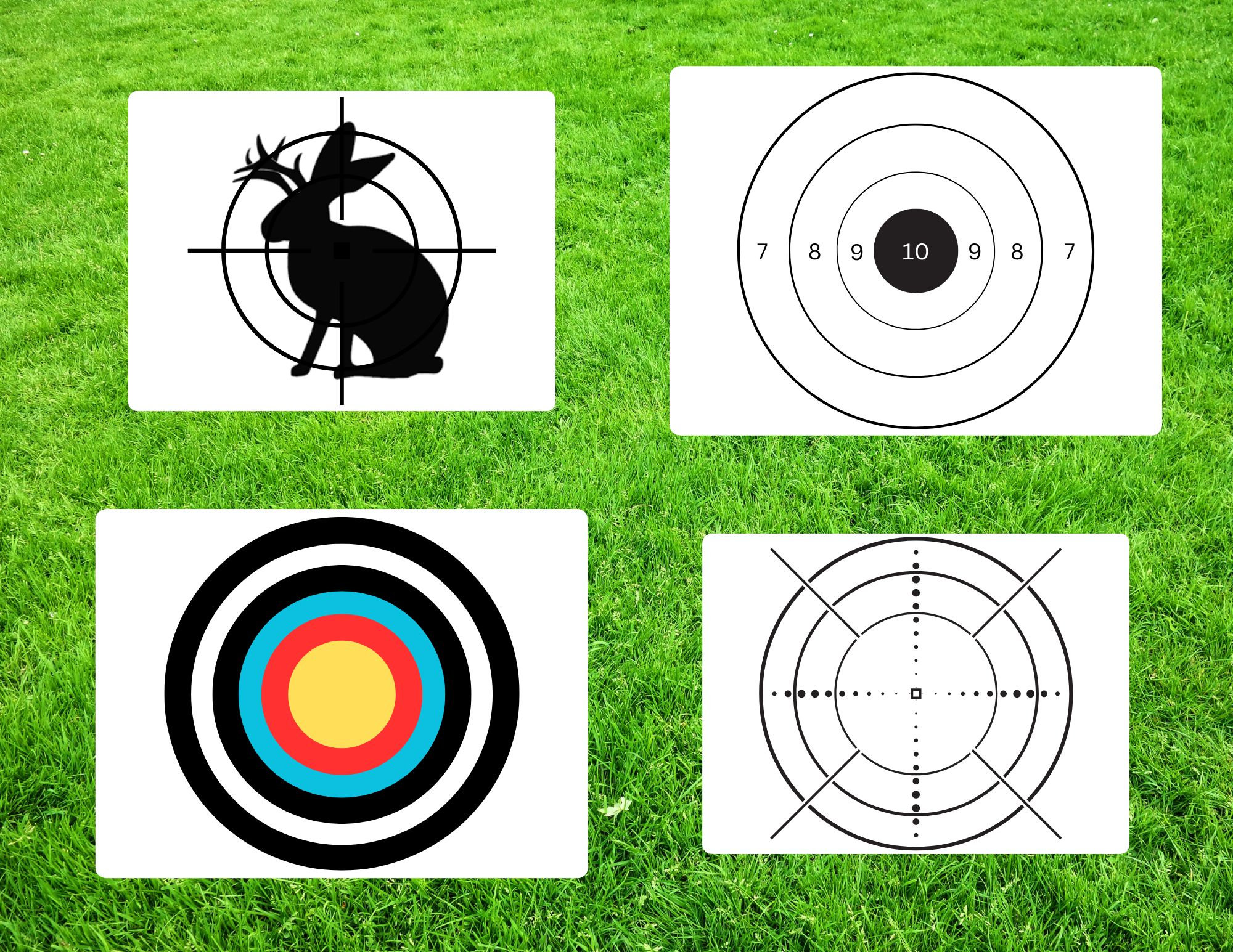Bullseye Bundle| Target| Target Practice| Shooting| Hunting | BB Gun ...