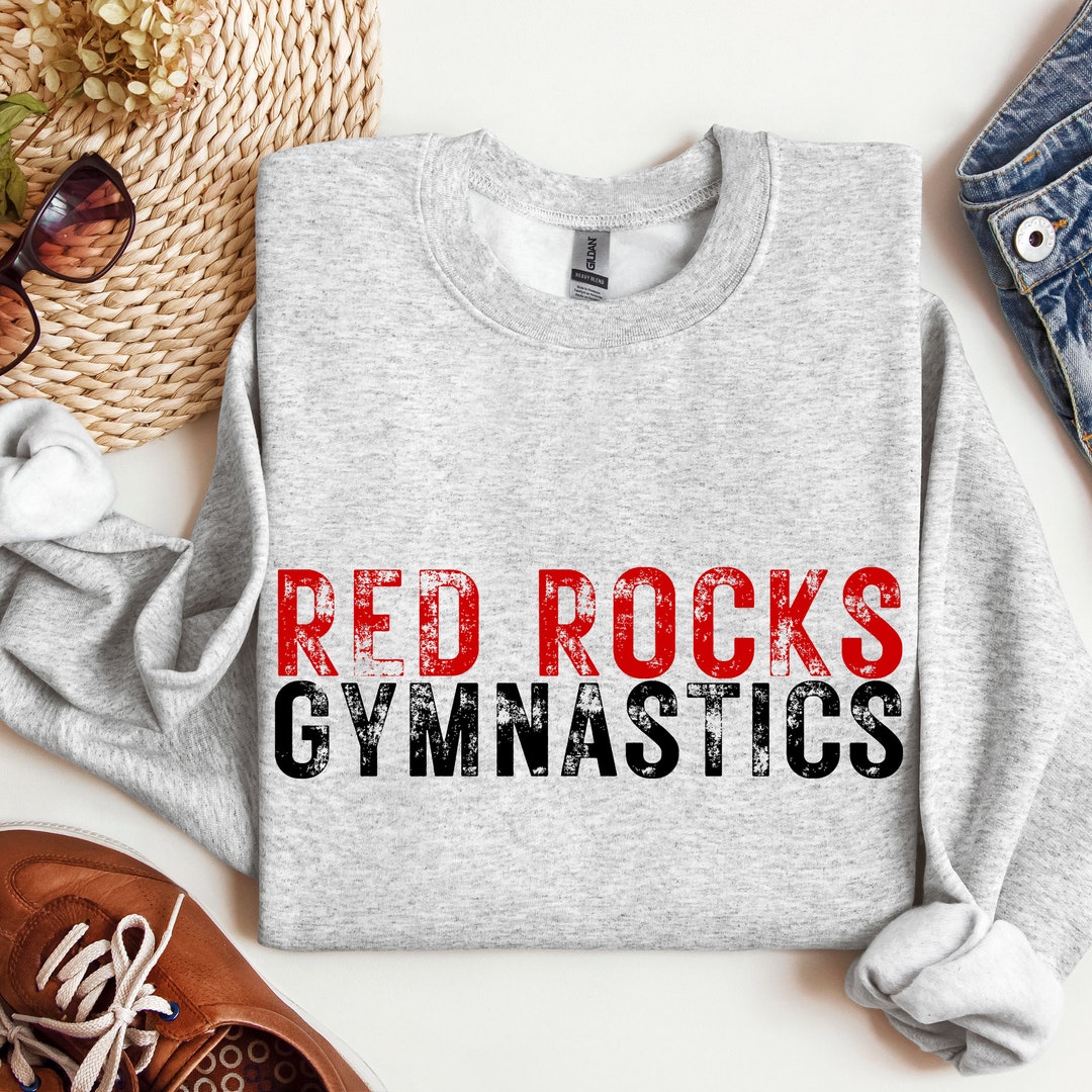 Red Rocks Gymnastics Sweatshirt Graduation Gift Gift Gift for Her Bed ...