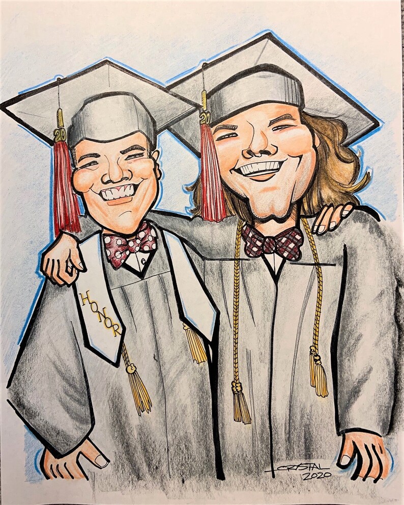 Graduate Caricature From Photo - Etsy