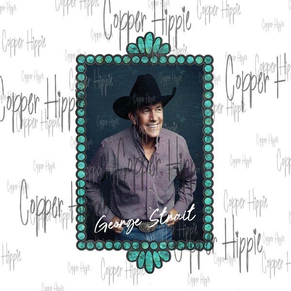 George Strait Png for Sublimation - Etsy