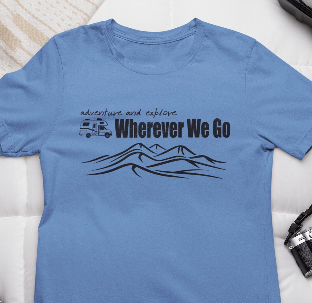 Adventure Shirt, Exploration Shirt, Summer Camp Shirt, RV Road Trip ...