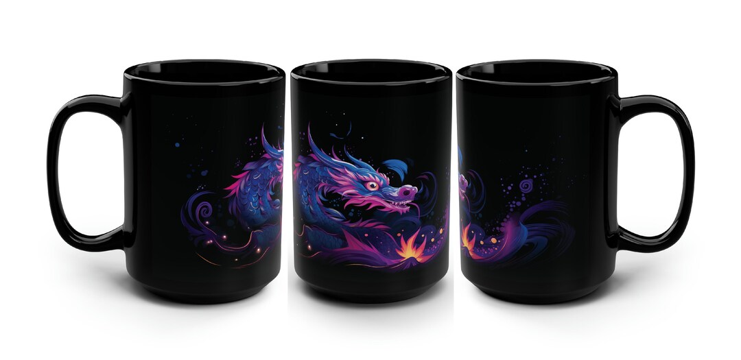 Chinese New Year Mug, 2024 Year of Dragon Cup, Chinese Dragon Coffee ...