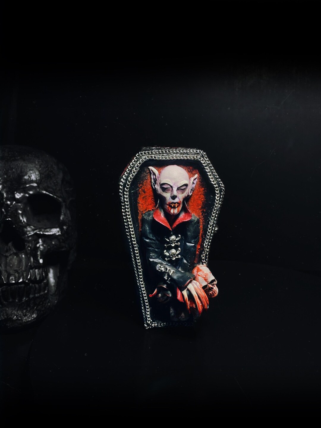Nosferatu Sculpture Coffin Storage Box, Decor - Etsy