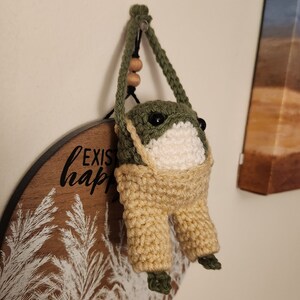 Bullfrog Hanging Buddy Bag/purse Accessory - Etsy