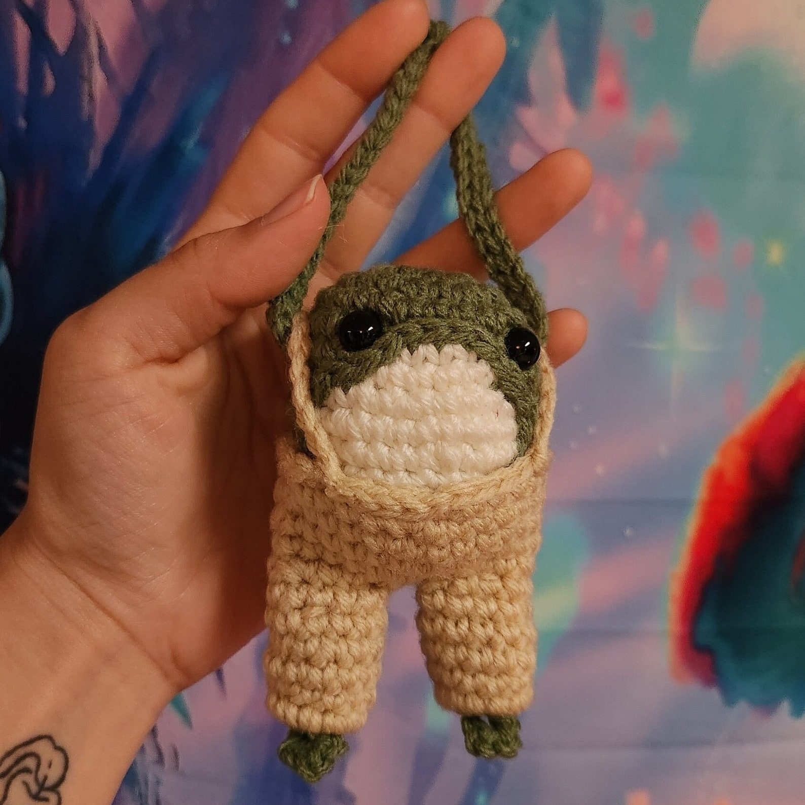 Bullfrog Hanging Buddy Bag/purse Accessory - Etsy