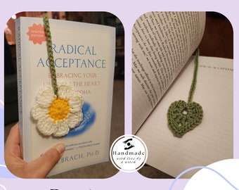 Crochet Daisy Lace Bookmark - Etsy