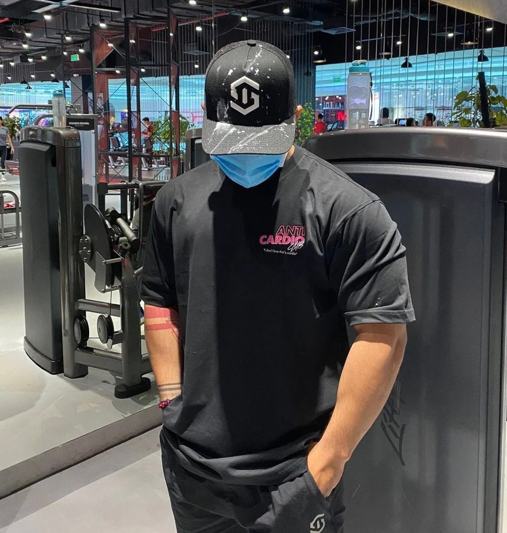 ANTI CARDIO Over Sized T Shirt Gym Clothing Men - Etsy