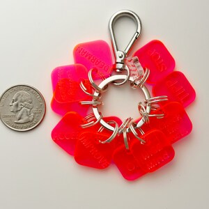 Dialectical Behavior Therapy DBT Skills Charm Keychain, Mental Health ...