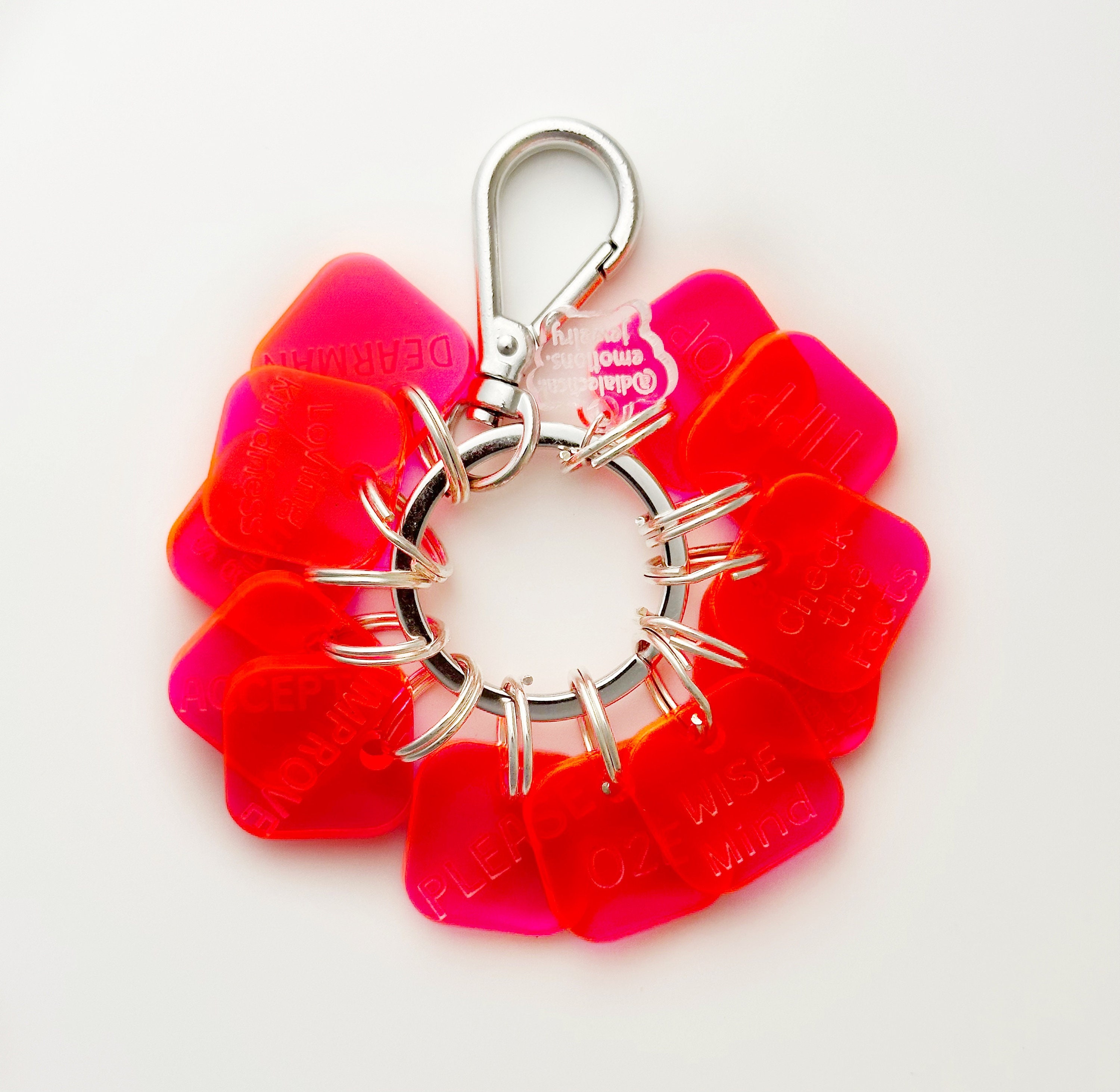 Dialectical Behavior Therapy DBT Skills Charm Keychain - Etsy