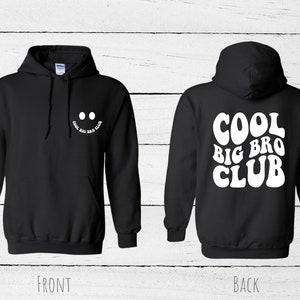 Cool Big Bro Club Shirt, Big Brother Sweat, Baby Announcement, Boys ...
