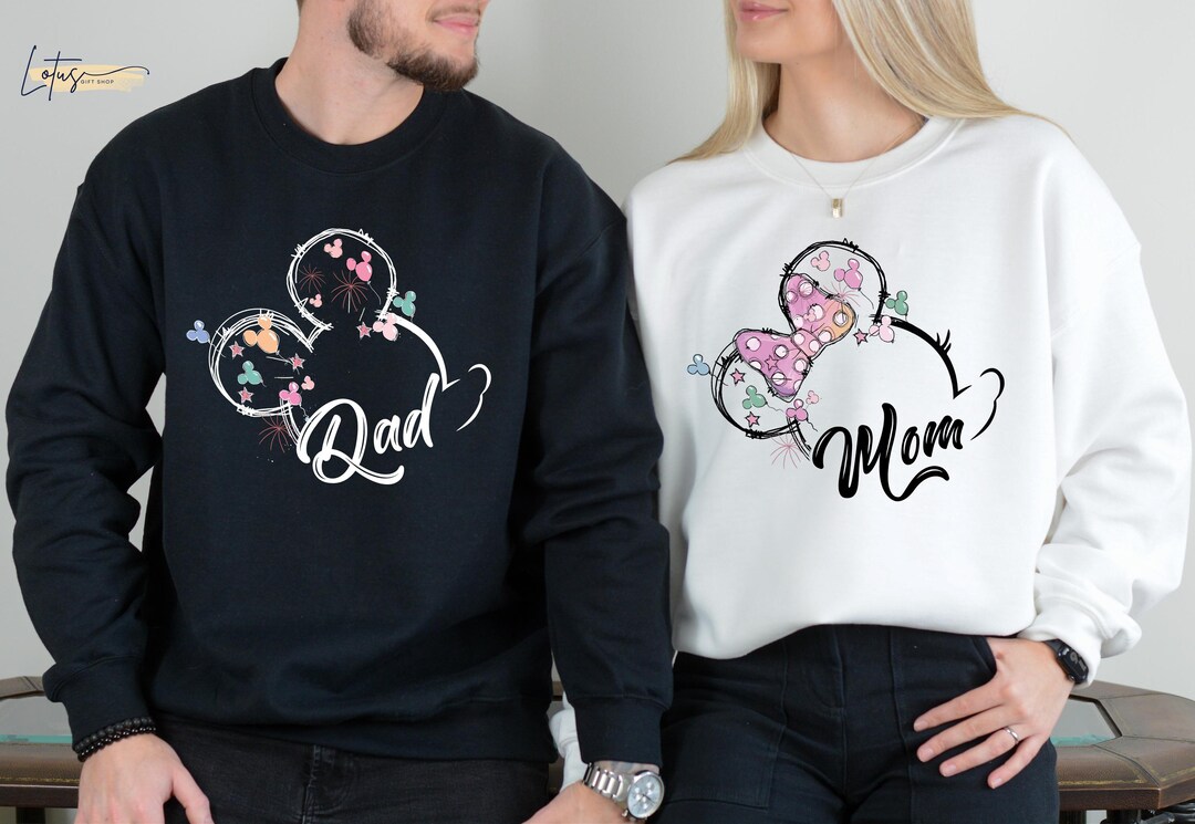 Custom Mickey Minnie Mom Dad Shirt, Magic Kingdom Matching Family ...