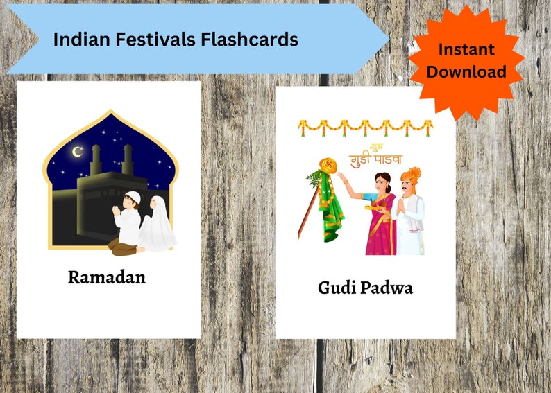Indian Festivals Flashcards, Learn About Culture & Festivals of Indian ...