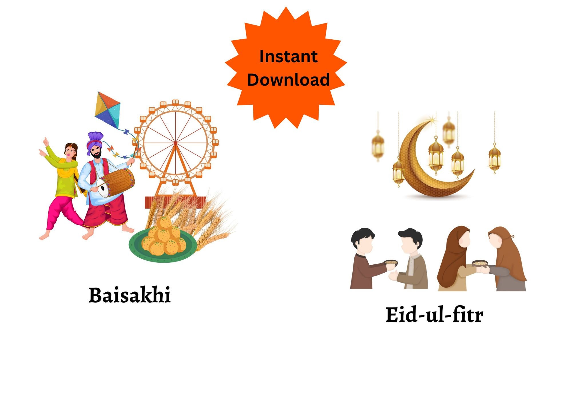 Indian Festivals Flashcards, Learn About Culture & Festivals of Indian ...