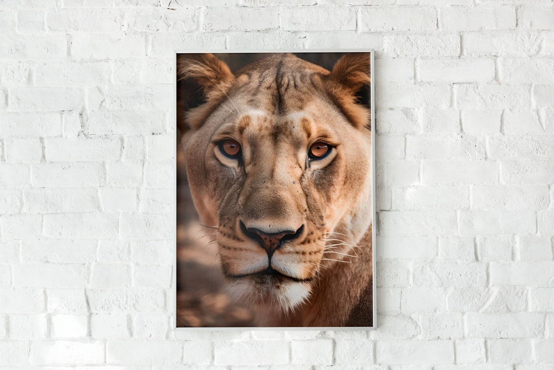 Lioness - the Fierce Feminine Power | Minimalist Digital Download ...