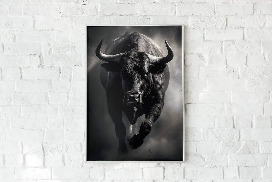 Charging Bull Run - the Symbol of Strength and Prosperity | Minimalist ...